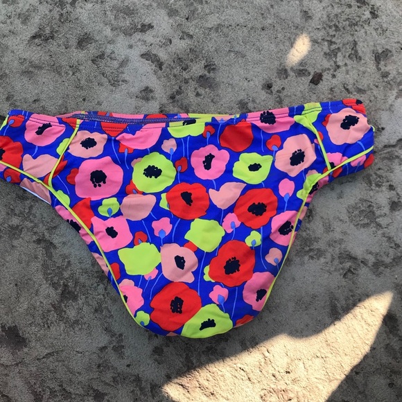 Bar III | Swim | Bar Iii Floral Poppy Hipster Bottoms | Poshmark